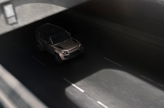 Atraskite 2024 metų „Defender 110 OCTA“ | Land Rover Lietuva
